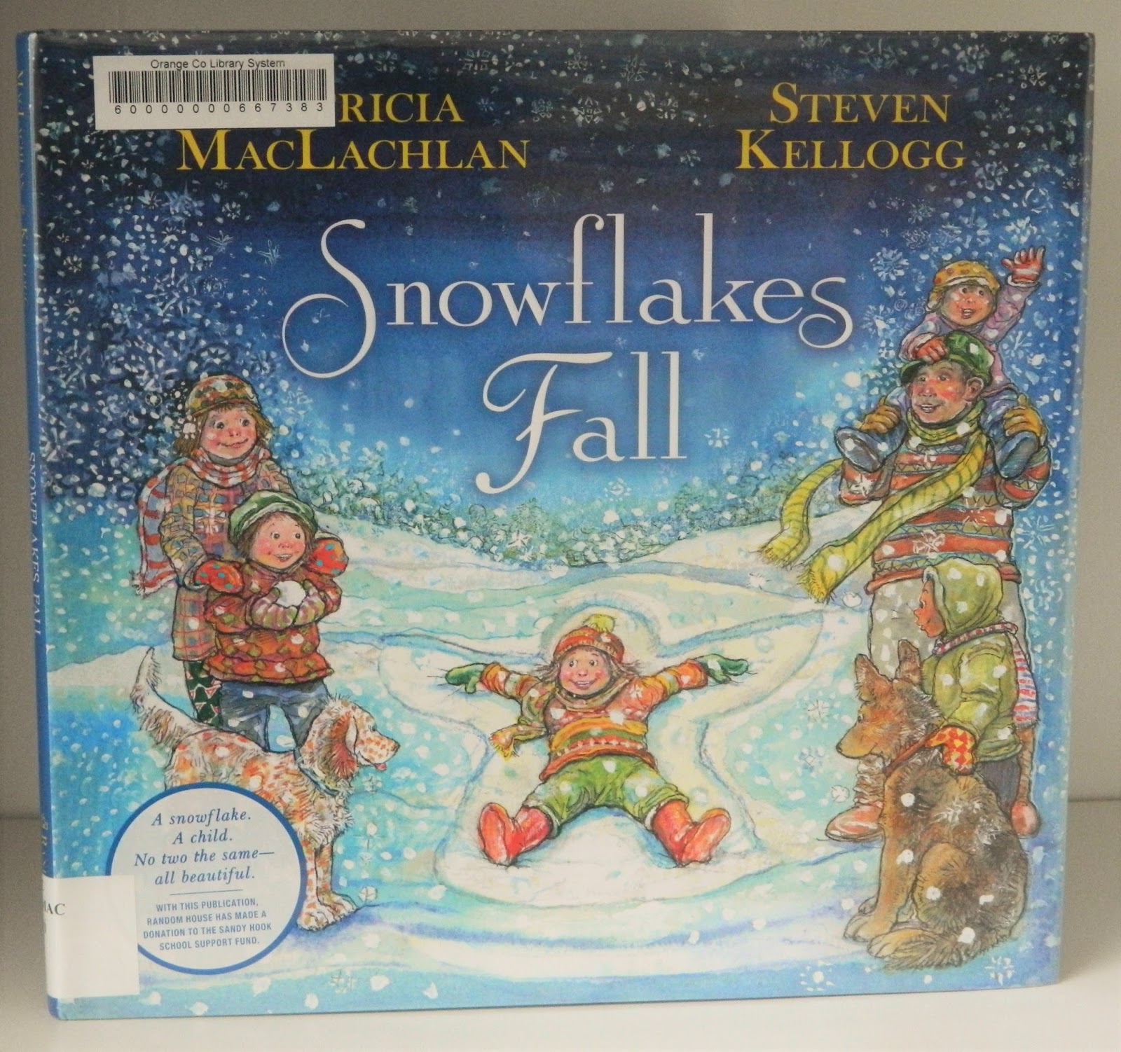 Tesseract Books: Snowflakes Fall by Patricia MacLachlan