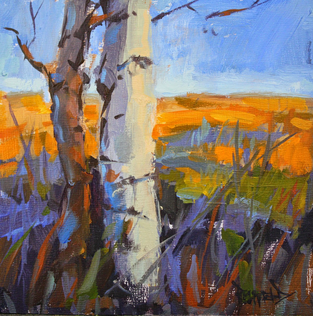 Cathleen Rehfeld: Birches