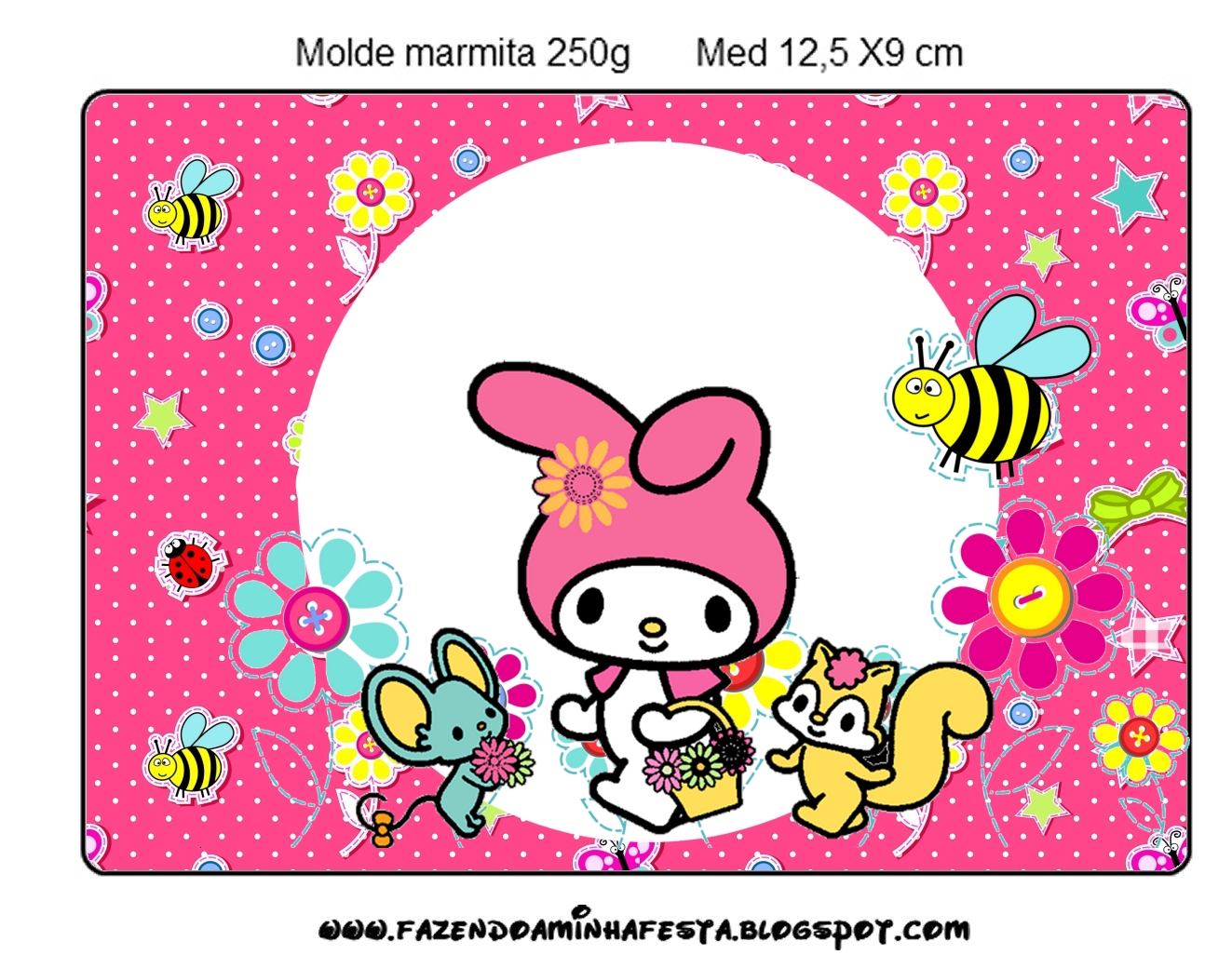 My Melody Birthday Party: Free Printable Candy Buffet Labels. - Oh My ...