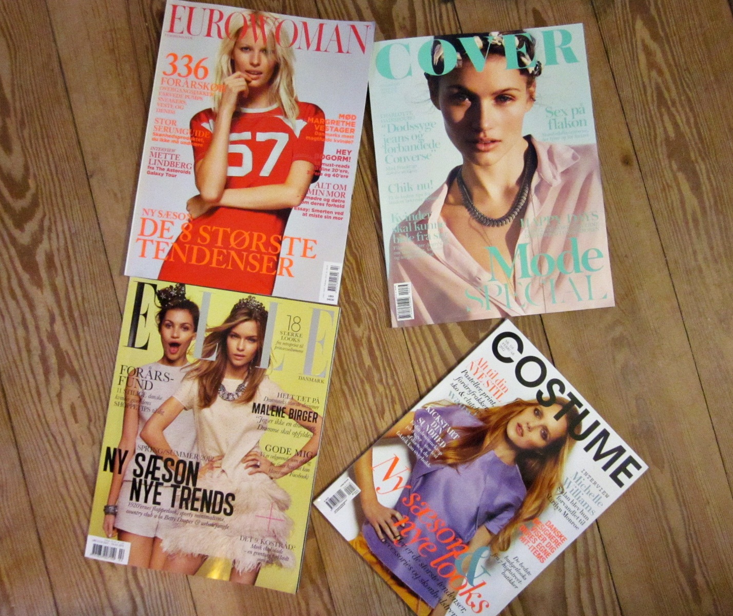 Asha Terne: Danske magasiner