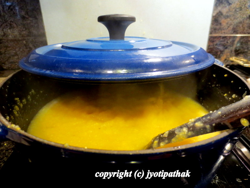 Taste of Nepal: Nepali Dhindo - ढिडोँ - (Cornmeal Porridge)