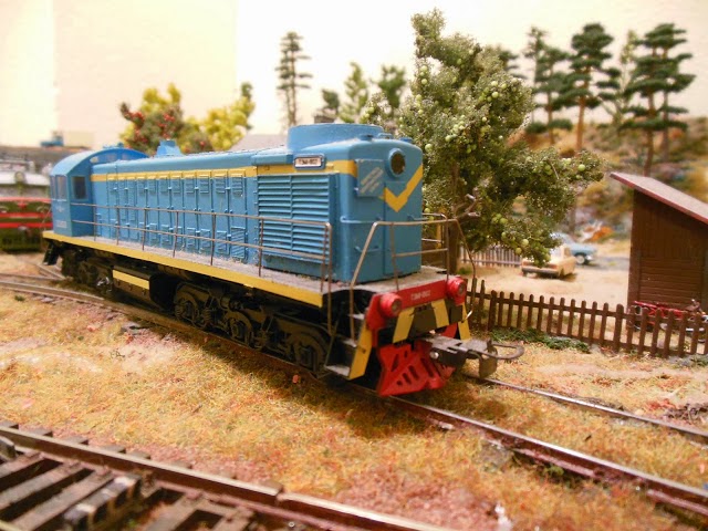 Soviet model train layout