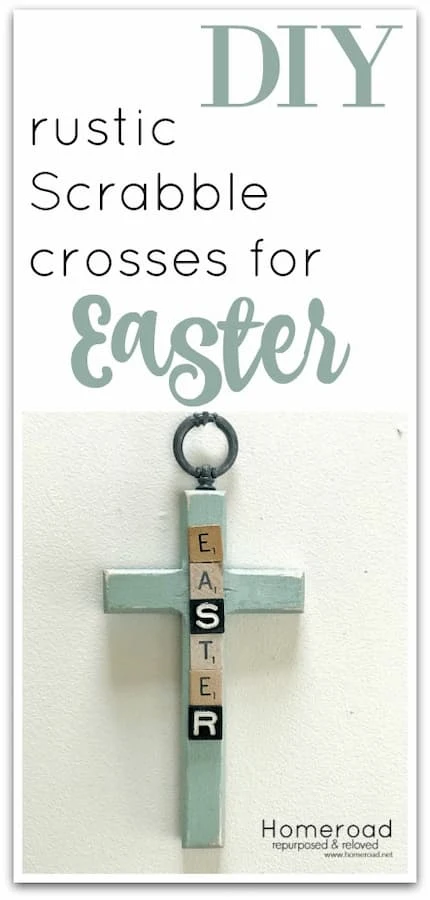How to Make Scrabble Easter Crosses