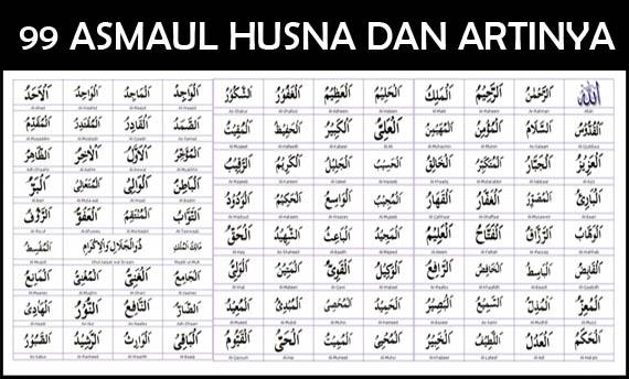 99 Asmaul Husna - Sembilan Puluh Sembilan Asmaul Husna dan Artinya - IslamWikia