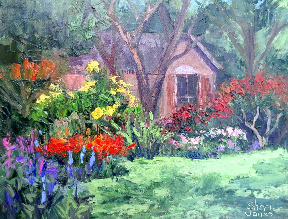 Landscape Artists International: Hidden Garden View, Contemporary ...