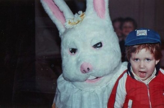 These Creepy and Disturbing Vintage Easter Bunny Photos That Will Make ...