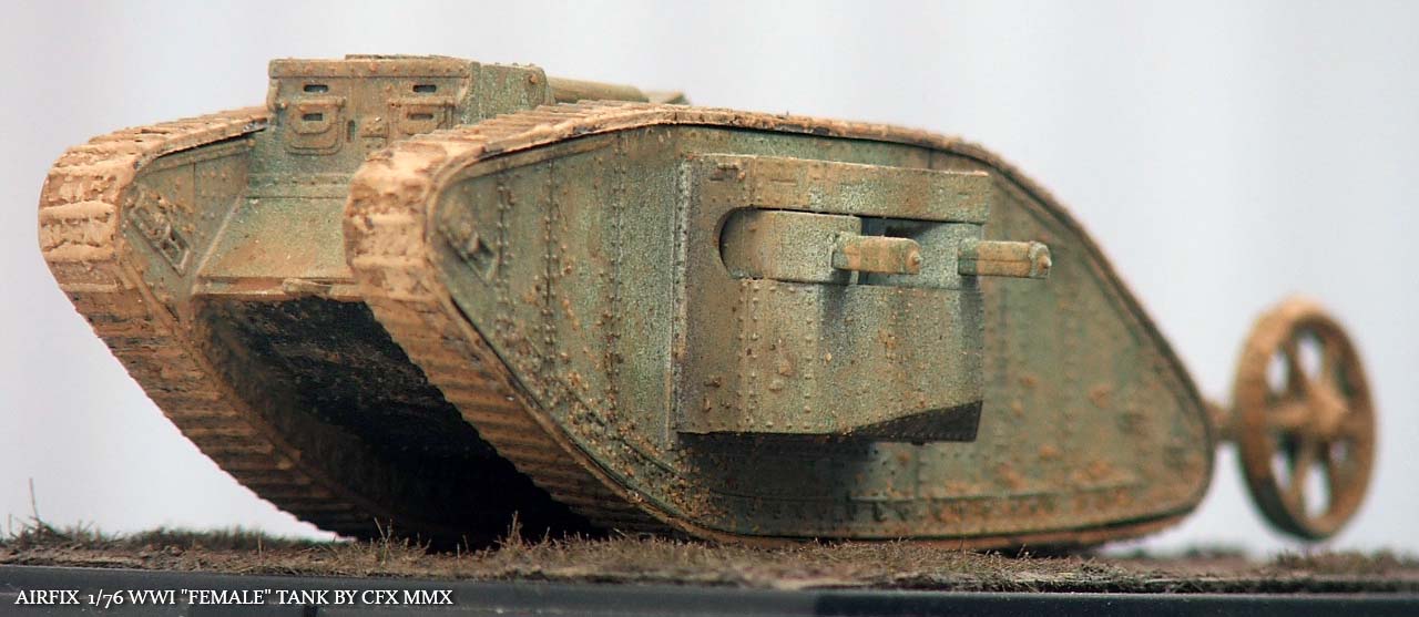 illumination5: Airfix 1/76 WWI Female Tank