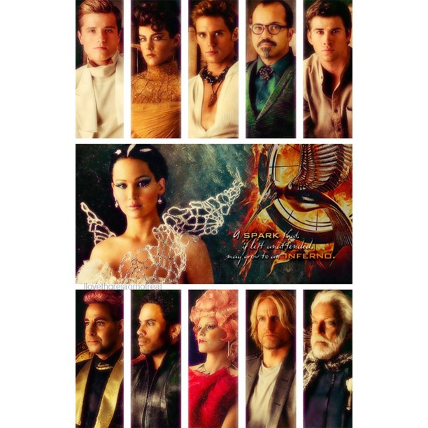 Lionsgate comparte un hermoso collage con los portraits de Catching ...