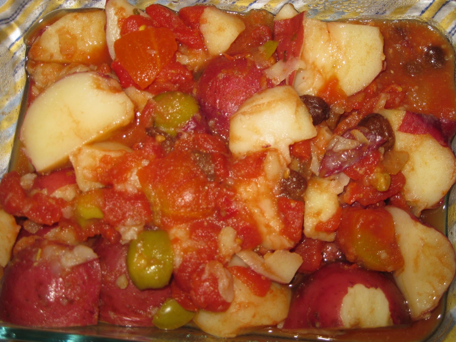 VeggieSue's Veggie Adventures: Another Q&E - Cuban Potatoes