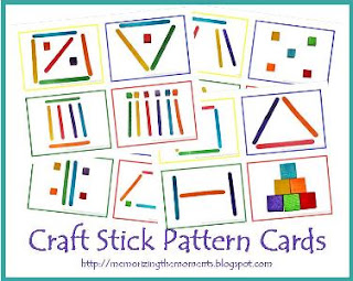 Memorizing the Moments: Craft Stick Pattern Cards