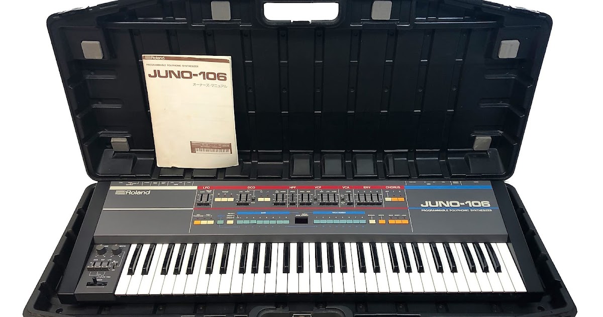 MATRIXSYNTH: Roland Juno-106 + Hard Case SN 405105