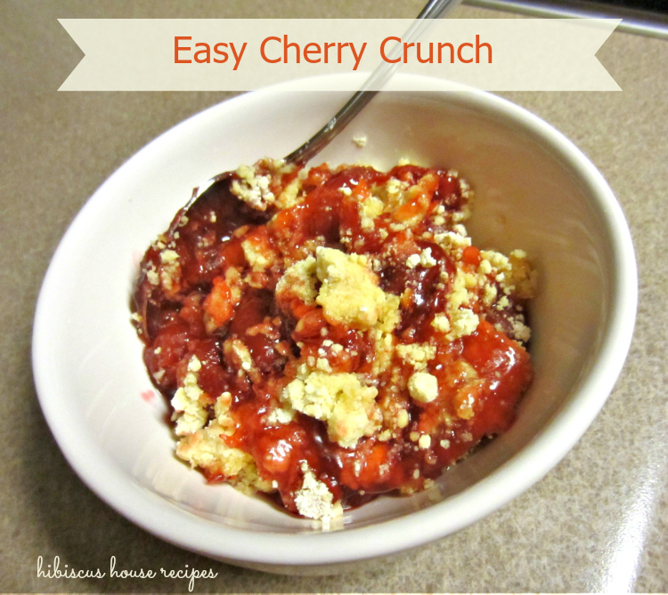 Hibiscus House: Cherry Crunch Dessert