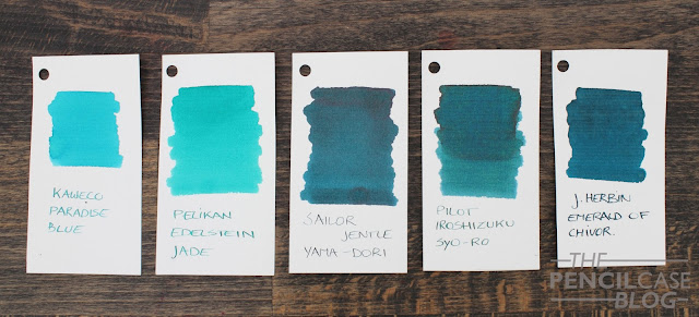 INKTASTIC: SAILOR YAMA-DORI INK REVIEW | The Pencilcase Blog | Fountain ...