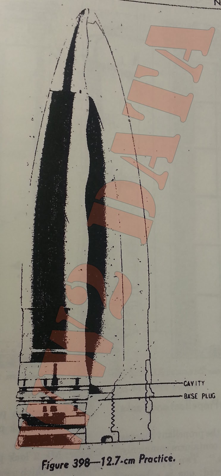 WW2 Equipment Data: Imperial Japanese Navy Ammunition - 127mm Projectiles