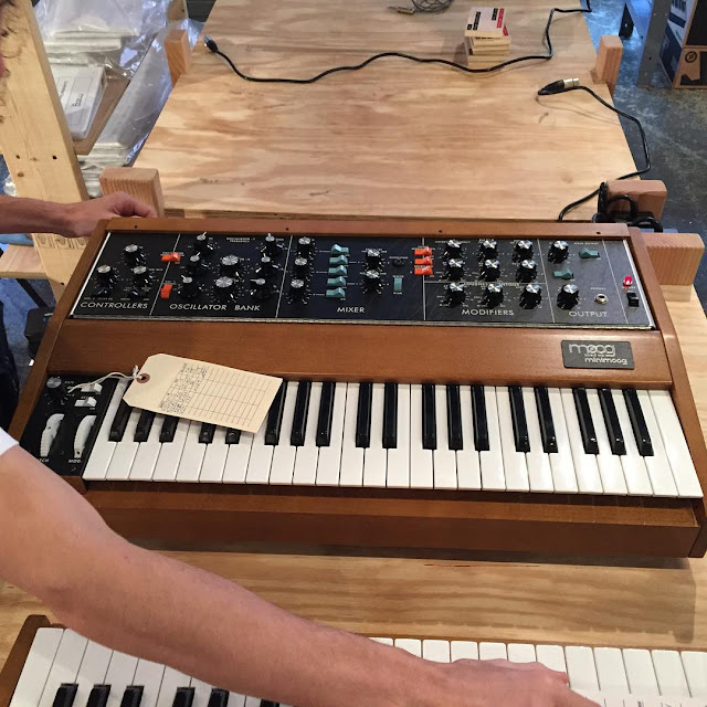 MATRIXSYNTH: New Minimoog Model D in the Works? Spotted at Moogfest!