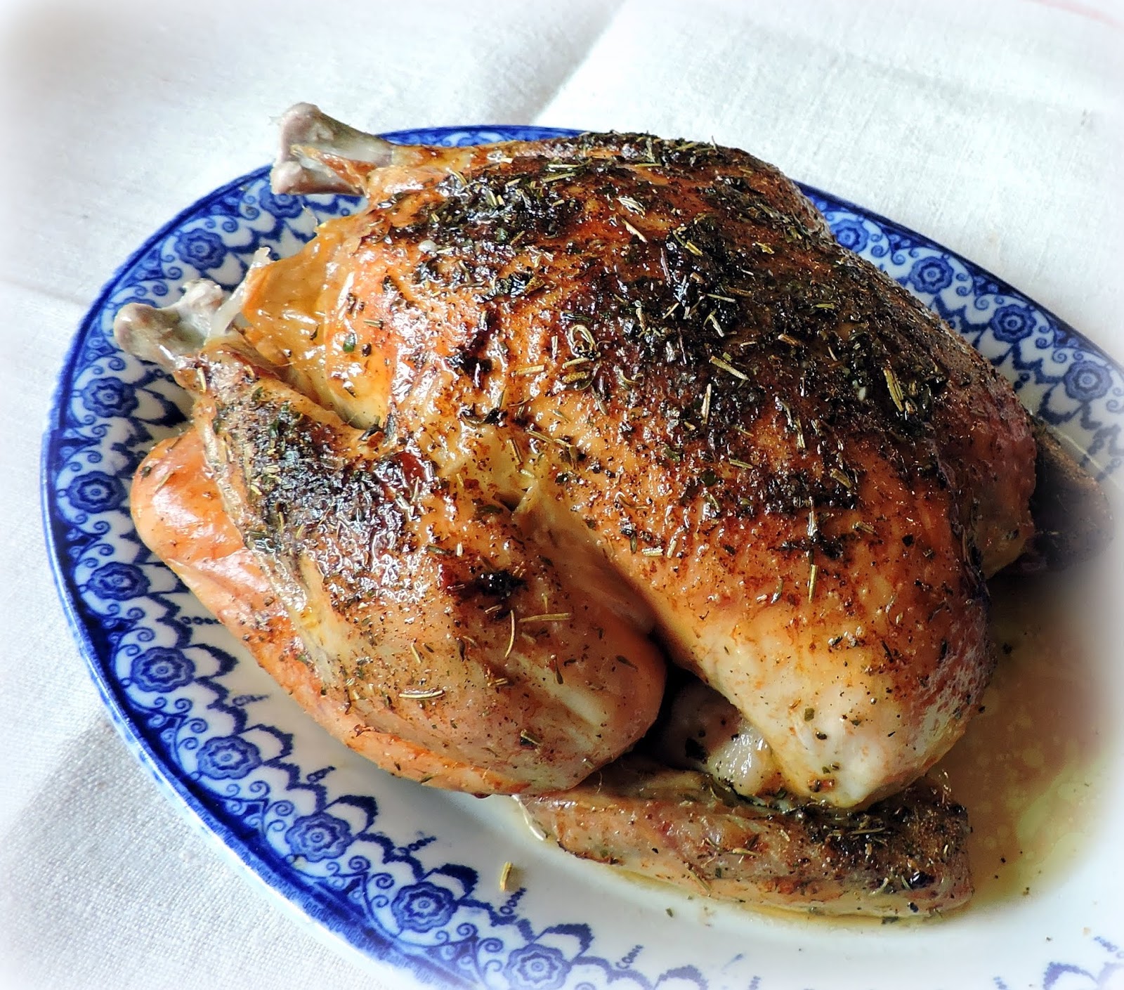 Roast Chicken with Lemon & Garlic | The English Kitchen