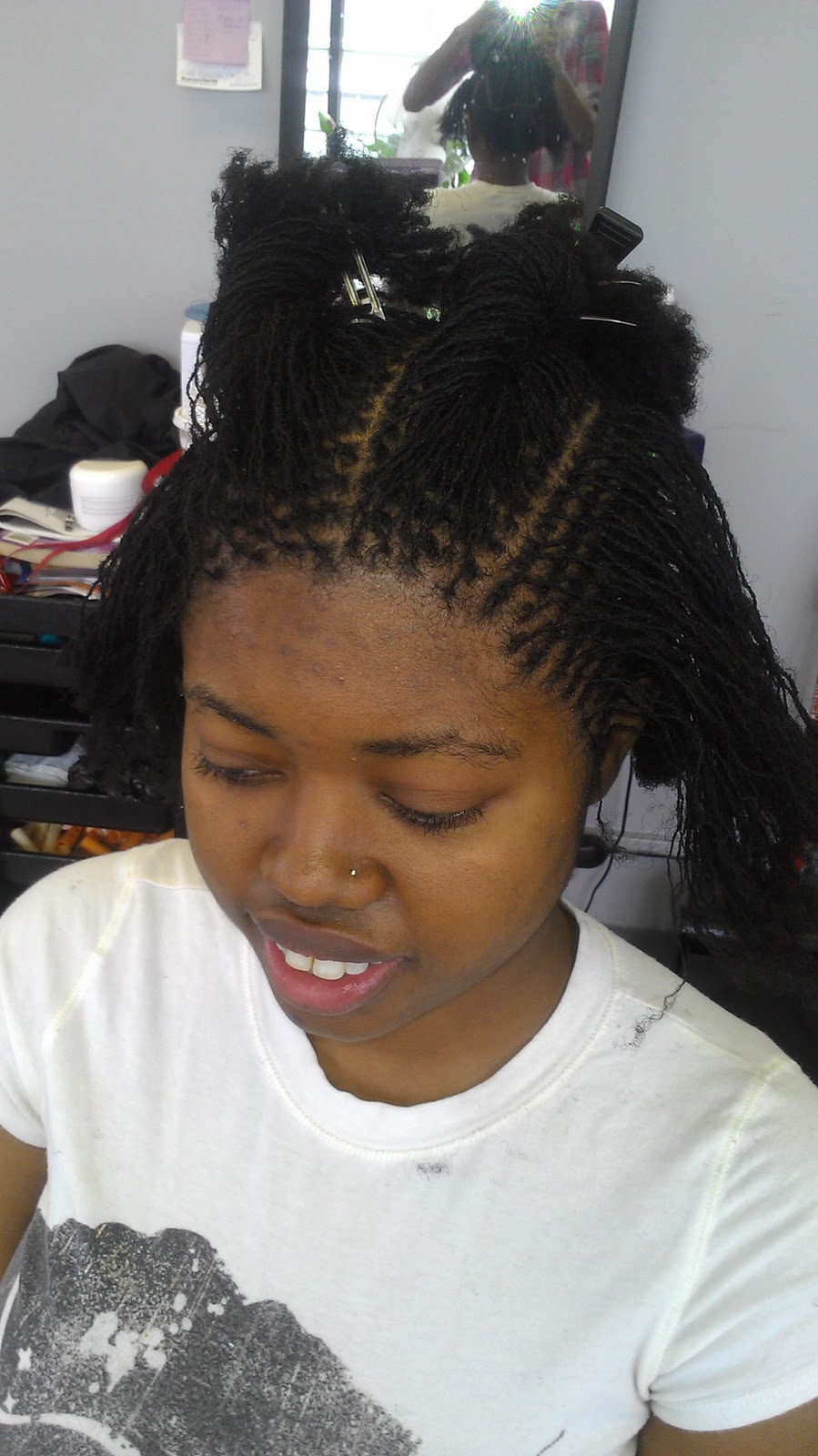 NaturalNikkiDST's Sisterlocks Blog: Day 2 of SISTERLOCK INSTALL