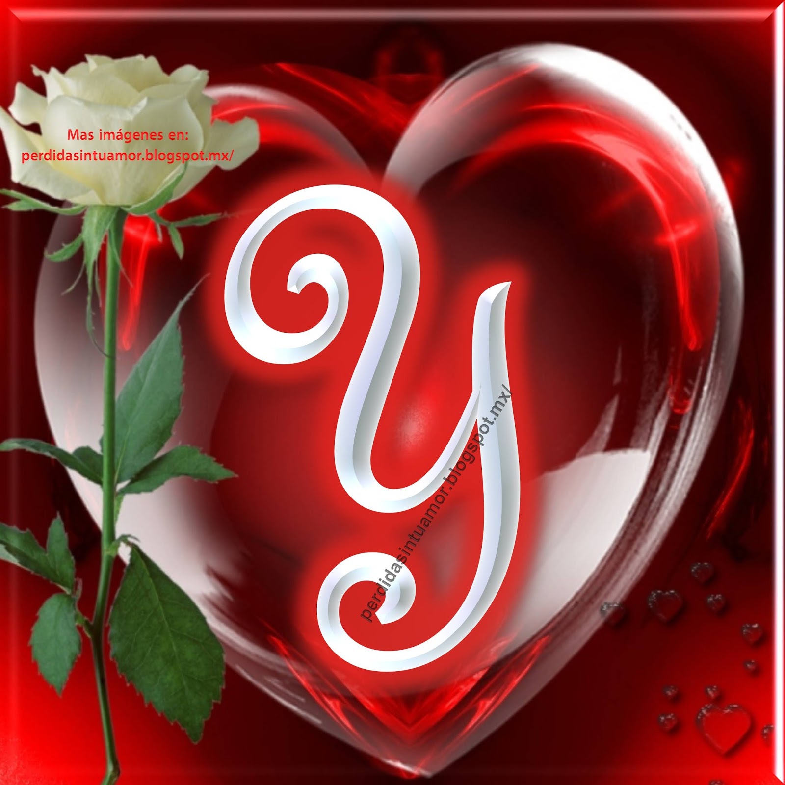 INICIALES Y NOMBRES PARA TI: TU INICIAL EN UN BELLO CORAZON