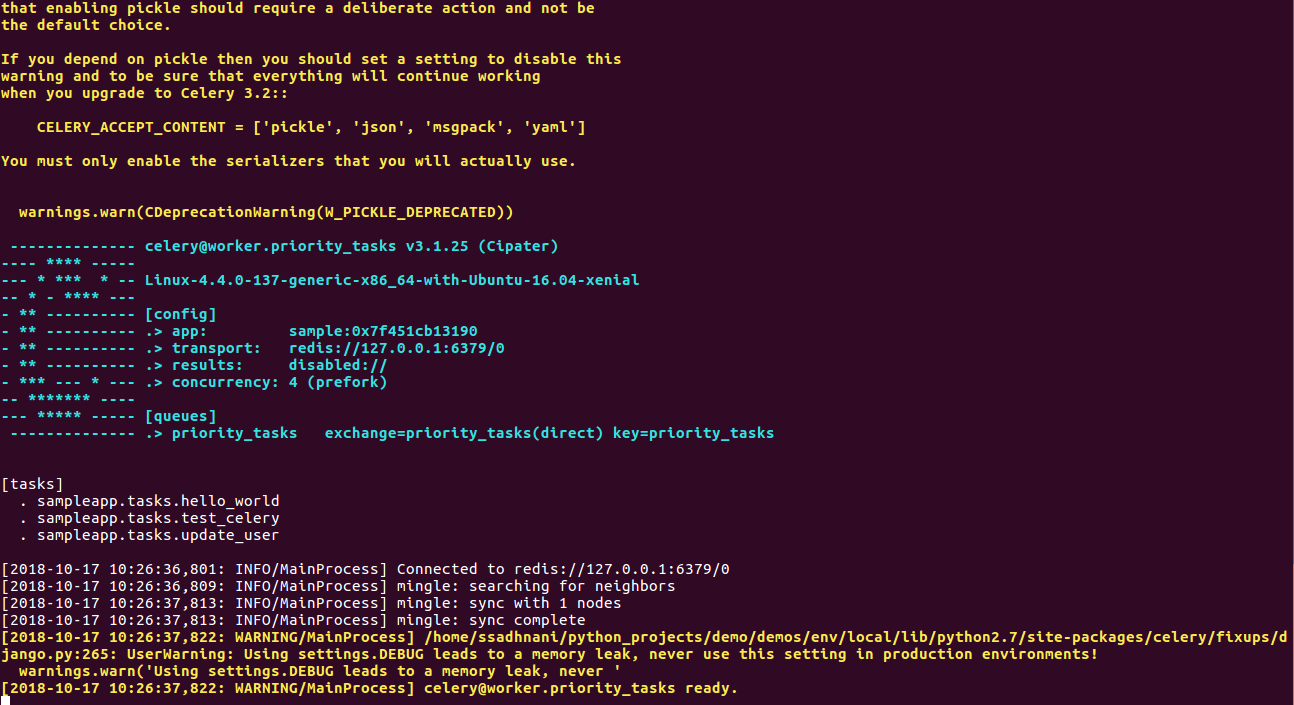 Prioritise Background Tasks in Django Celery