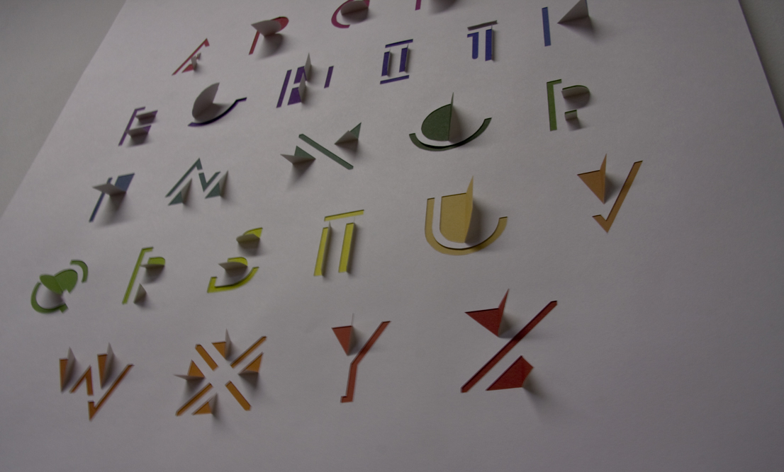 Steven Robertson Graphic Design: Folding Type