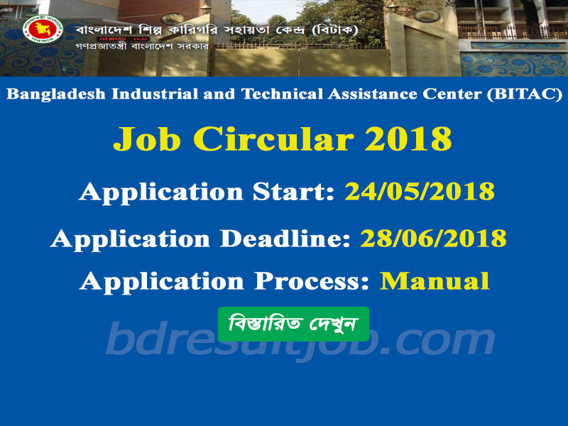 Bangladesh Industrial and Technical Assistance Center (BITAC) Job ...