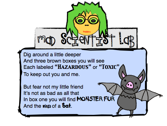 Young Thinkers, BIG Ideas: Mad Scientist "Sensory/Feel Boxes" For Halloween