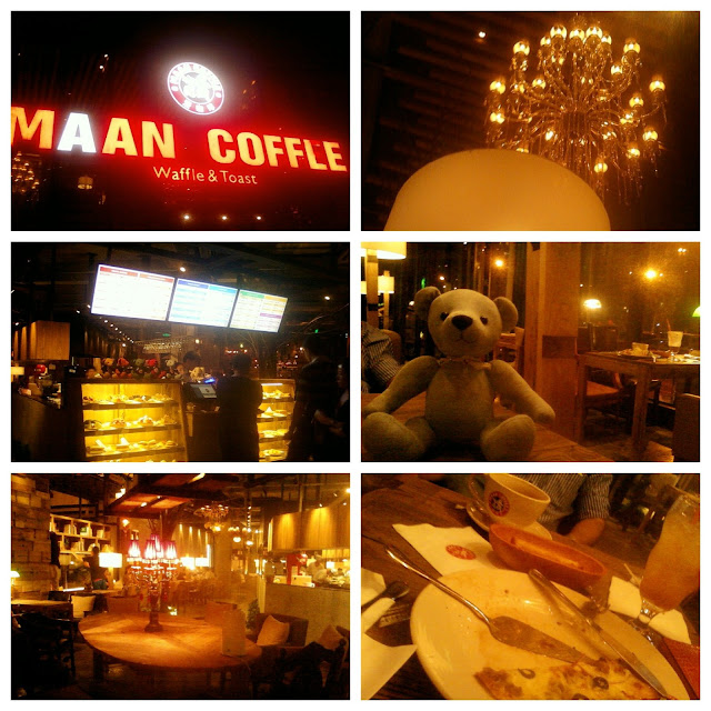 Life in Beijing- the Indian way :): REVIEW: Maan Coffee : Waffle & Toast