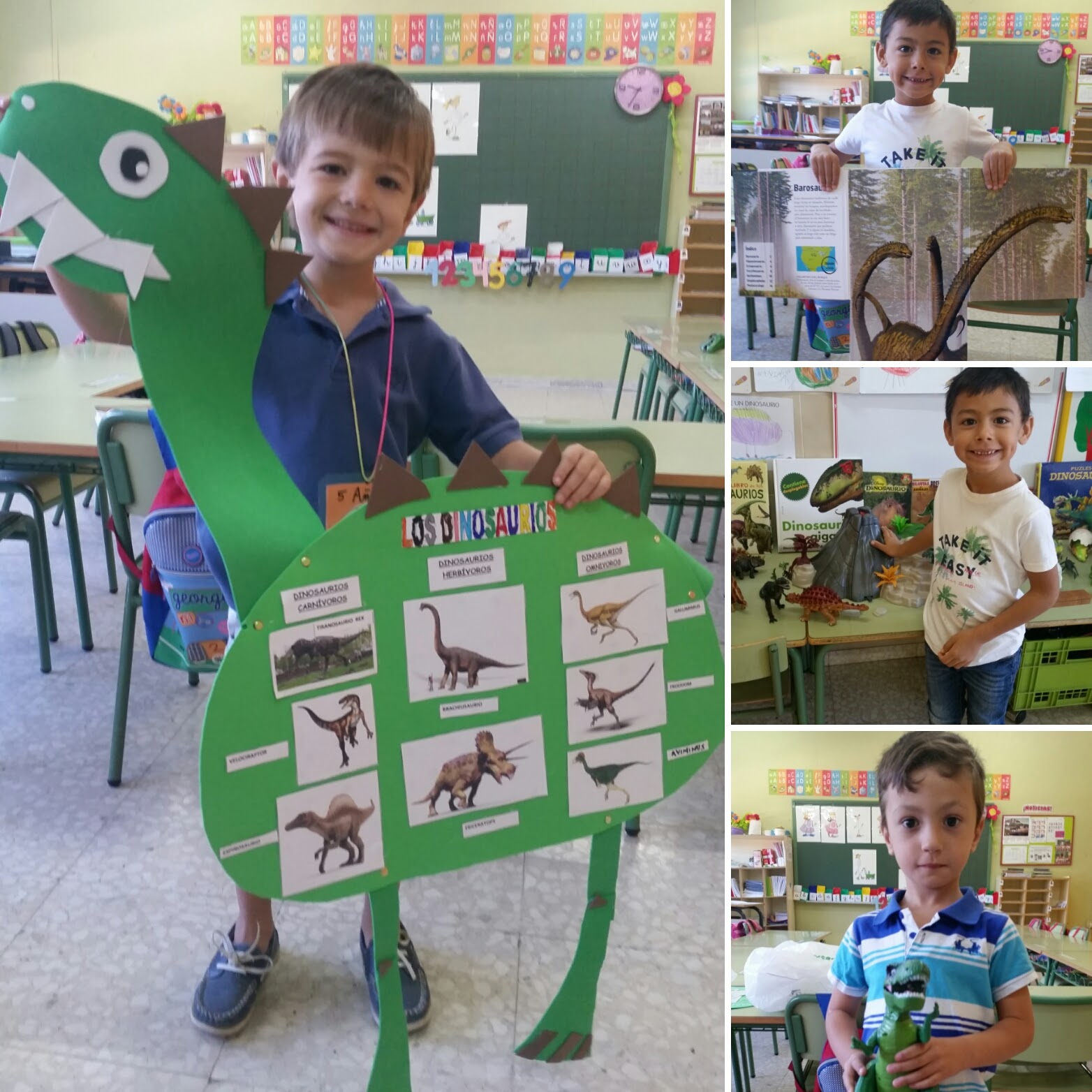 "LA SEÑO EVA Y SUS OCHO ENANITOS": PROYECTO "LOS DINOSAURIOS"