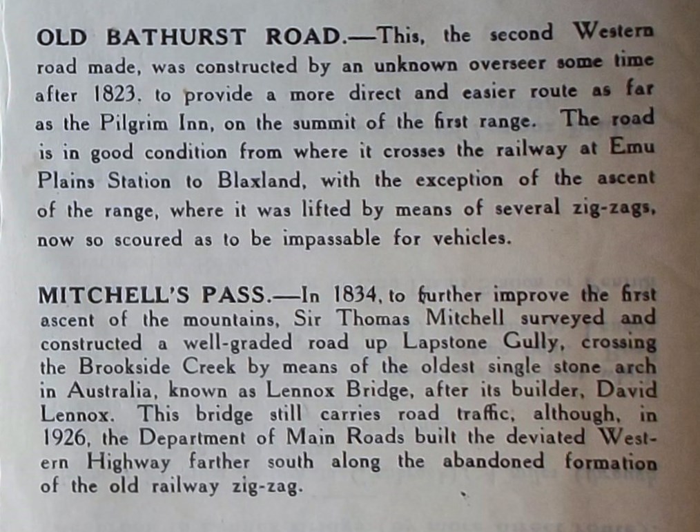 John's Blue Mountains Blog: 1938 MAP (PART 10) OLD BATHURST ROAD ...