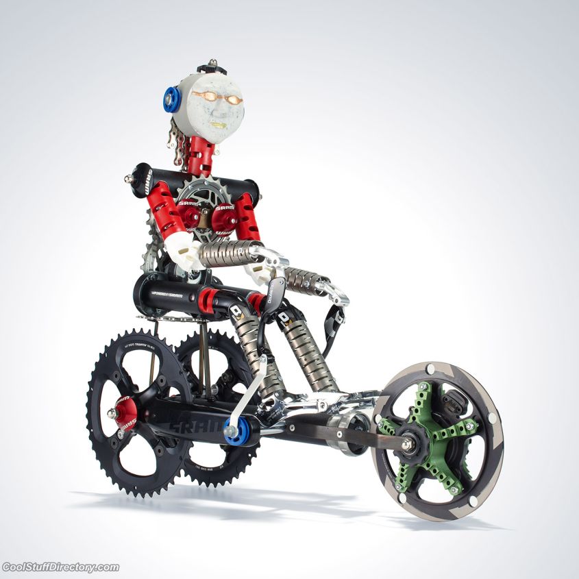 Fascinating Sculptures and Paintings Made Out of Bike Parts ~ Cool ...