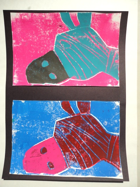 Thomas Elementary Art: 4th Grade Animal Printmaking (The best ...