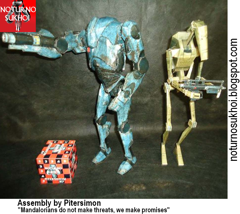 Noturno Sukhoi: B2 Super Battle Droids_ versão Republic Commandos ...