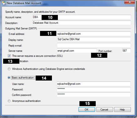 SQLCache: SQL Server Database Mail