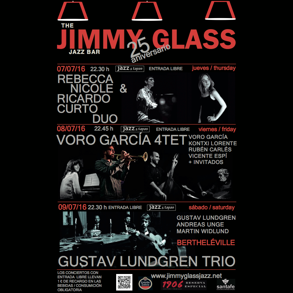 La Habitación del Jazz: Jimmy Glass, Valencia próximos conciertos