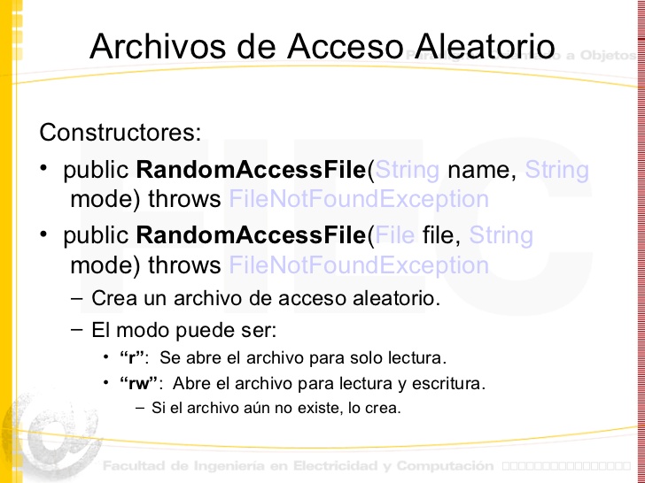 LA ENTRADA / SALIDA EN JAVA