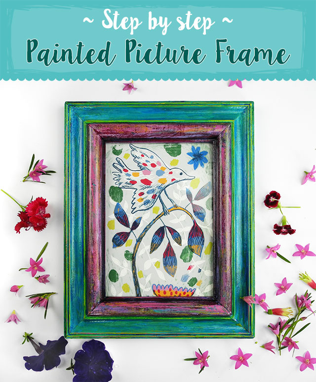 Jules Madden: DIY Painted Picture Frame