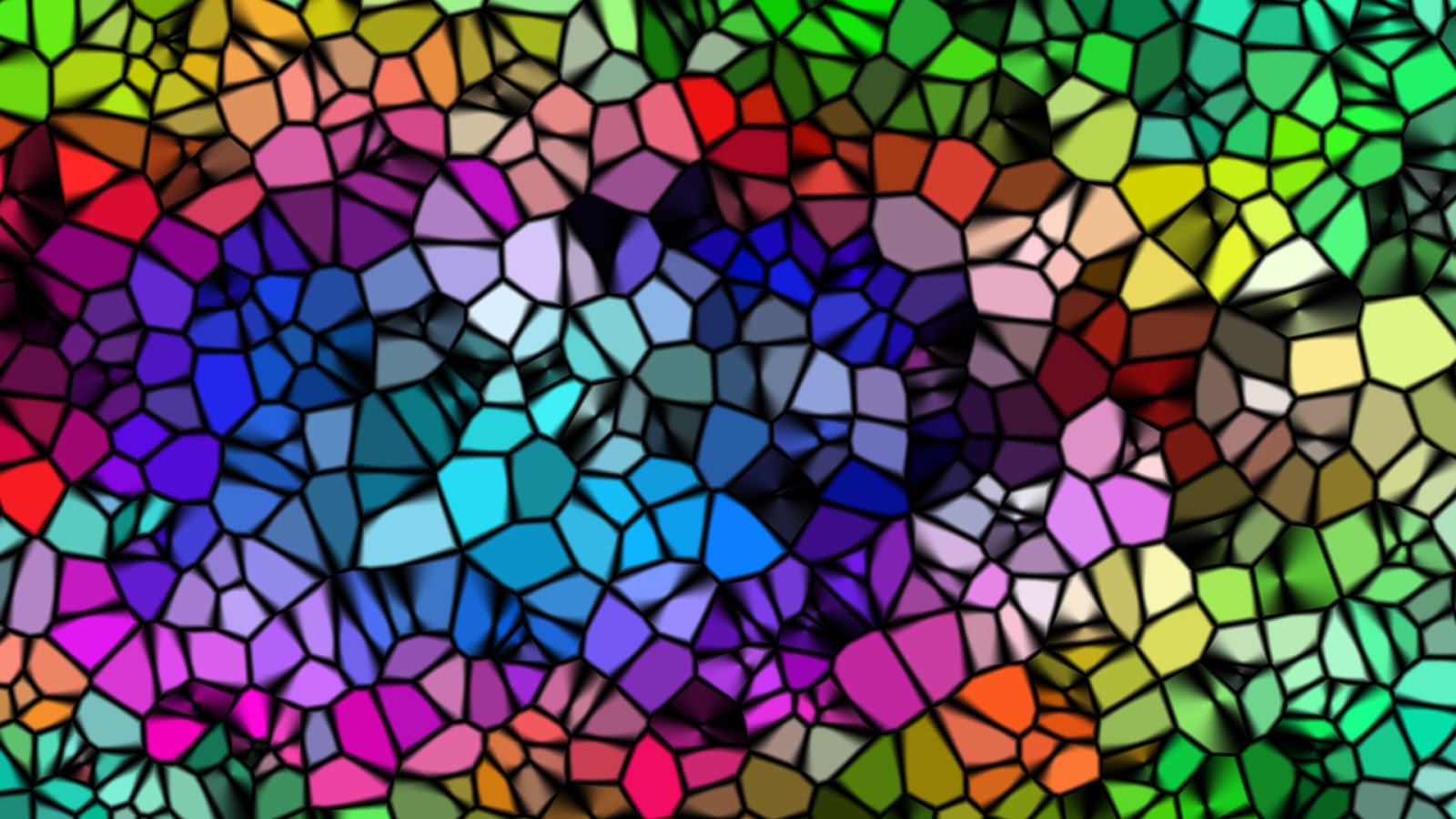 Efeito "vitral" em imagem