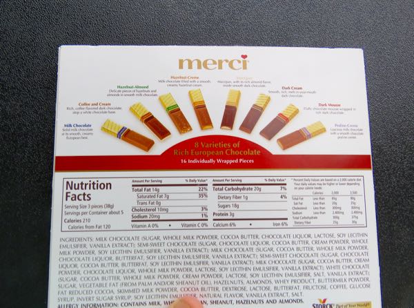 Chocolate Banquet: August Storck - Merci Marzipan dark chocolate bar ...