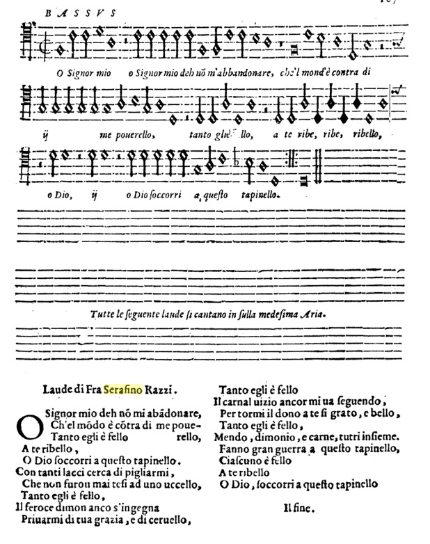 Il blog della Biblioteca di Marradi: Le laudi di Serafino Razzi