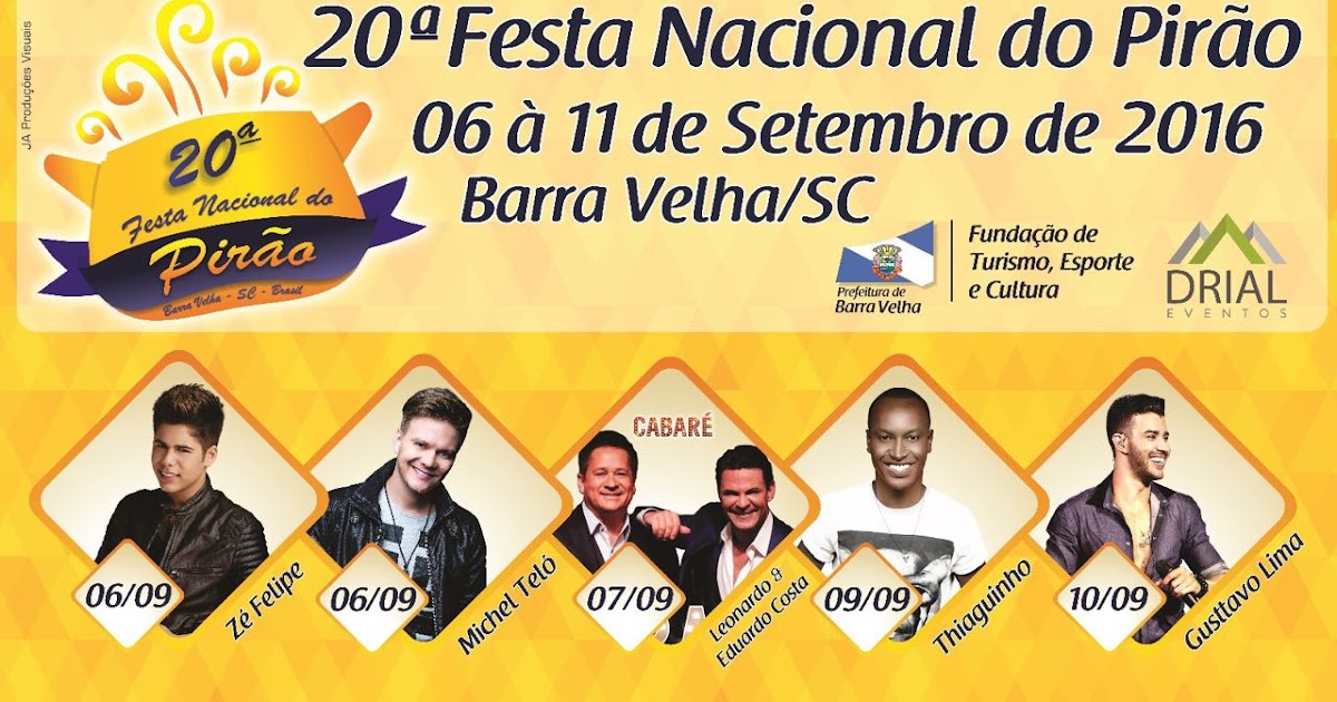 Tudo Todos e Nós!: Ingressos para a -Festa-Nacional-do-Pirão # que terá ...