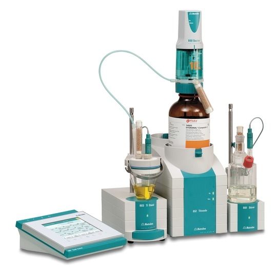 Sobre a titulação Karl Fischer para medição do teor de água em ...