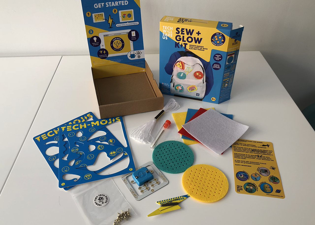 Sew and Glow Kit from Tech Will Save Us - Review | Tech Age Kids | Technology for Children