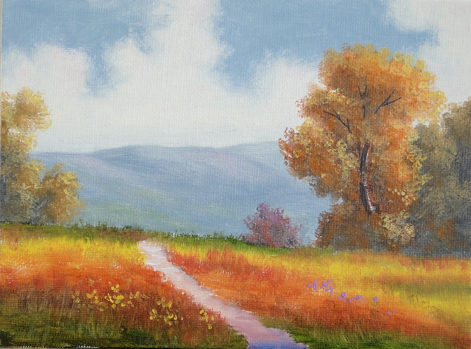 Janet Paden's Paintings: Autumn Meadow