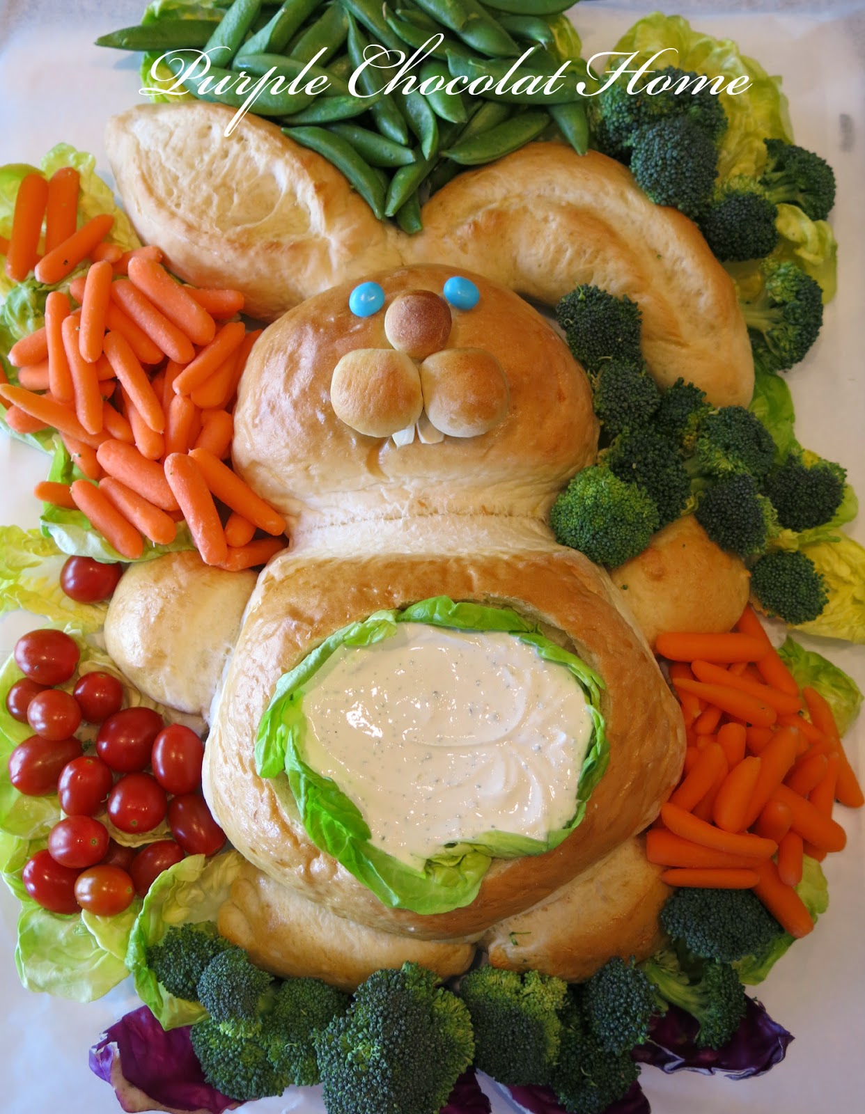 Easter Dinner Table - Purple Chocolat Home