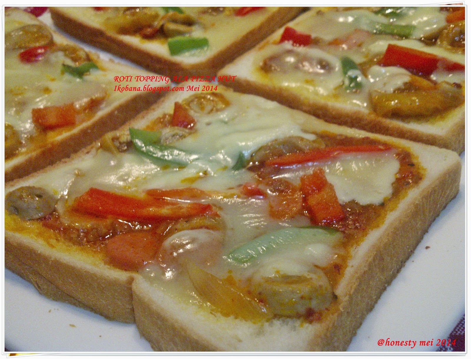 DAPUR IKOBANA: ROTI TOPPING ala PIZZA HUT