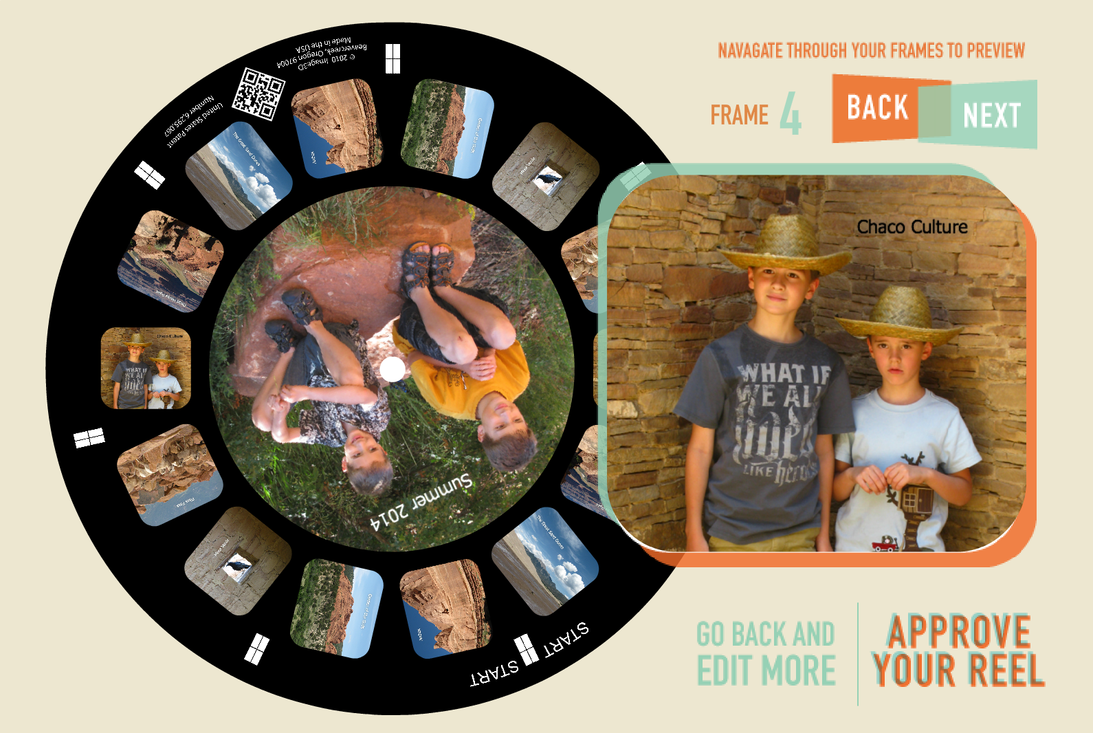 An Apel a Day: Retro custom Viewfinder with your pictures! Perfect for ...