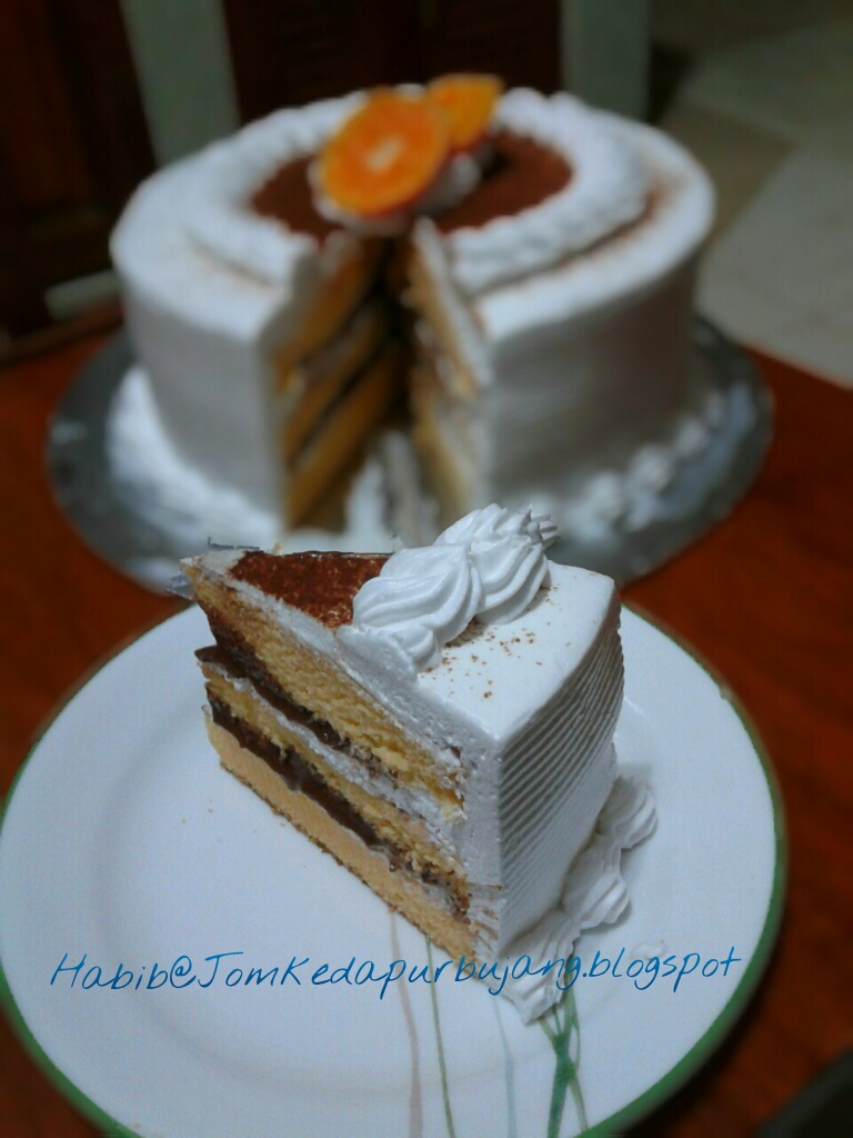 Jom ke dapur bujang: Jom ke dapur(Orange Choc Cake)