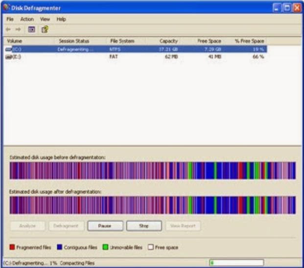 Cara Melakukan disk defragmenter Pada Windows xp Dan 7 ~ Tips Merawat ...