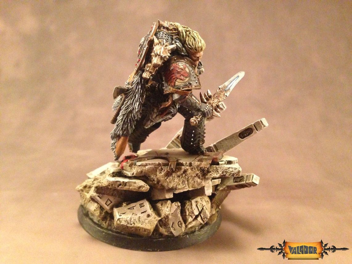 Leman Russ i Angron (WH40k)