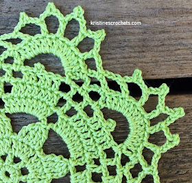 KristinesCrochets : Spring Inspired Lace Doily Free Crochet Pattern